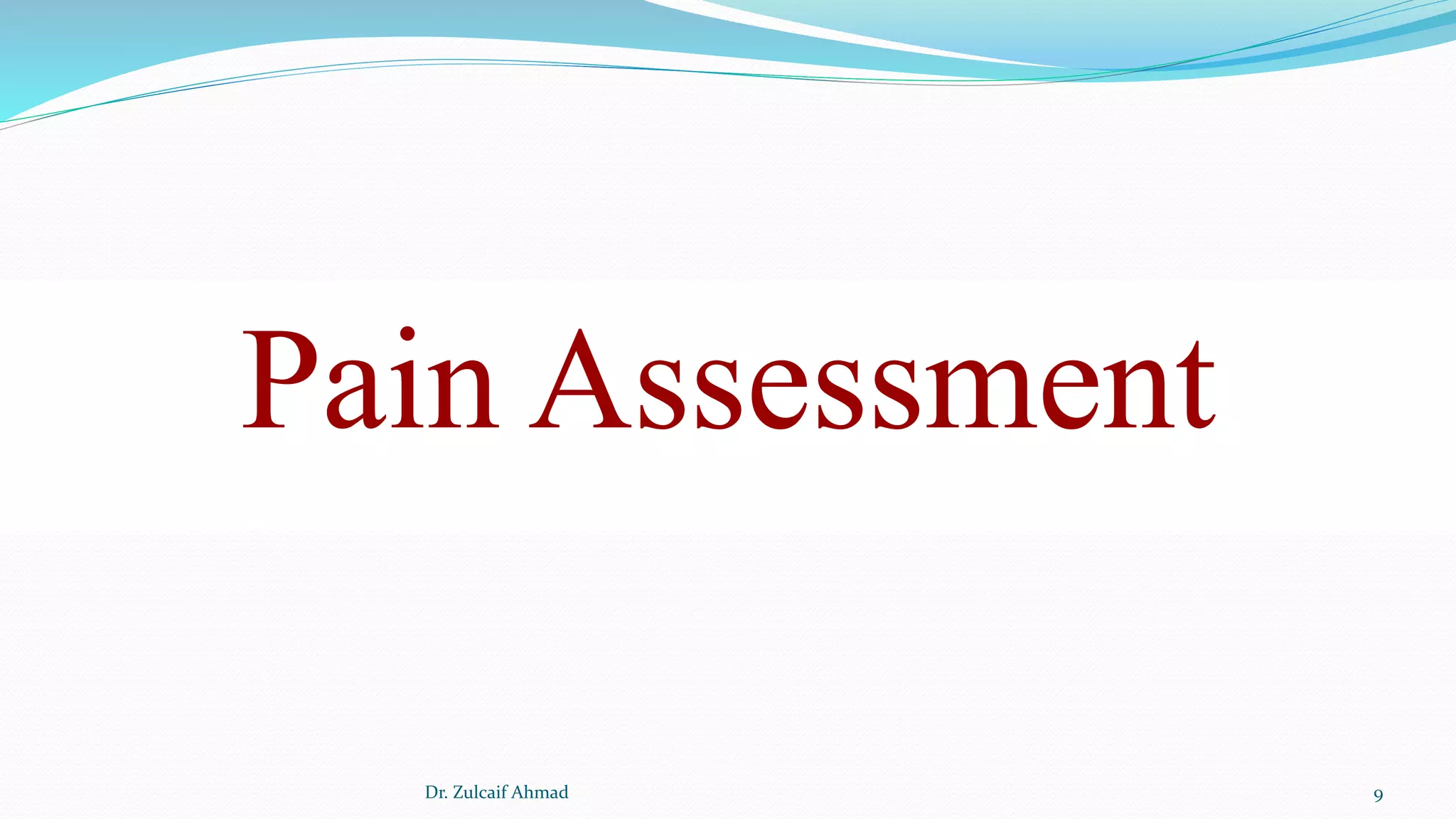 Analgesic, Pain Ladder, Pain Assessment & Pain Treatment | PPTX