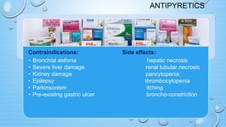 Analgesic & antipyretic drugs | PPTX