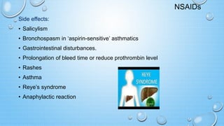 Analgesic & antipyretic drugs | PPTX