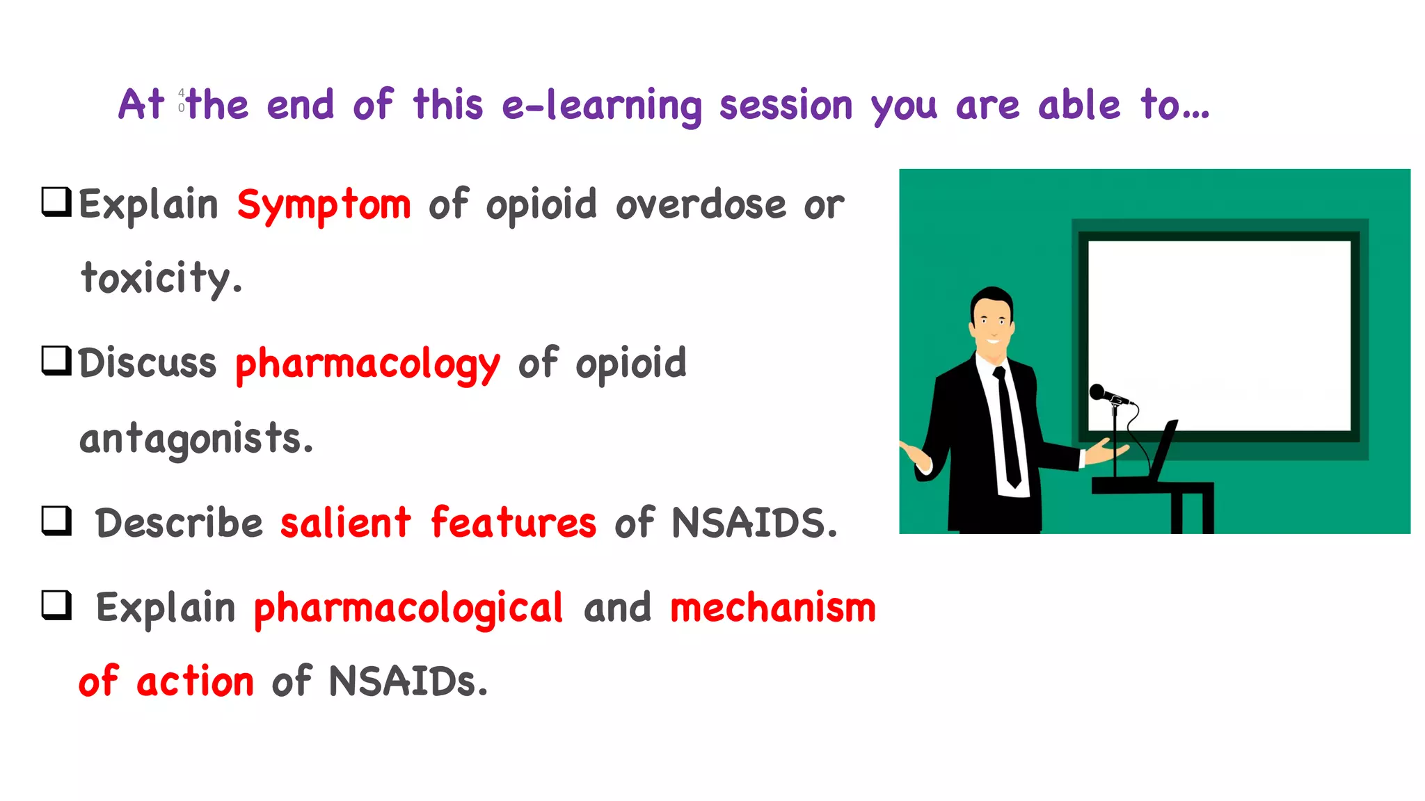 Analgesic, Anti-inflammatory & Anti-pyretic drugs |Narcotic analgesics ...