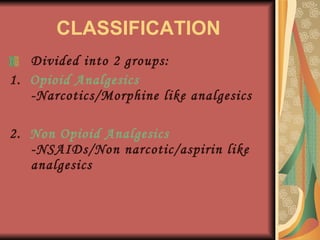 Analgesics | PPT