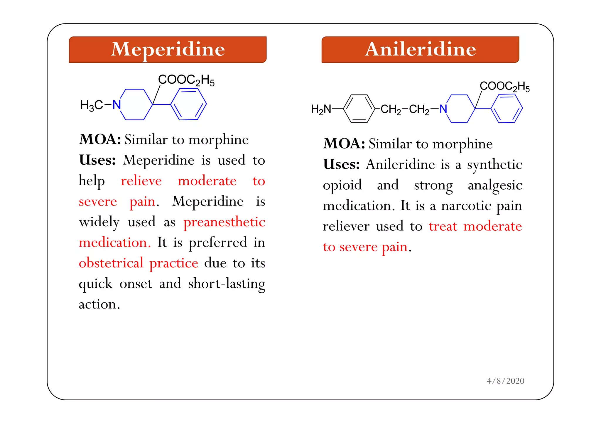 Narcotic Analgesics-Medicinal Chemistry | PDF