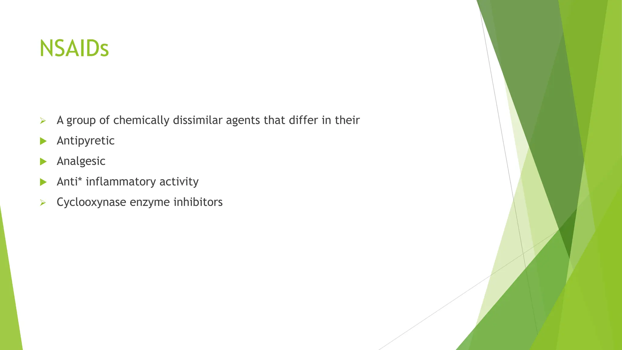 Analgesics, opioids and NSAIDs classification | PPT