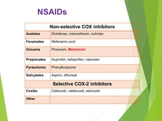 Analgesics - Nonsteroidal Anti-inflammatory (NSAIDs).pptx