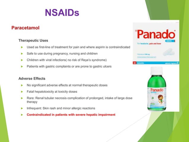 Analgesics - Nonsteroidal Anti-inflammatory (NSAIDs).pptx | Digestive Disorders | Diseases and ...