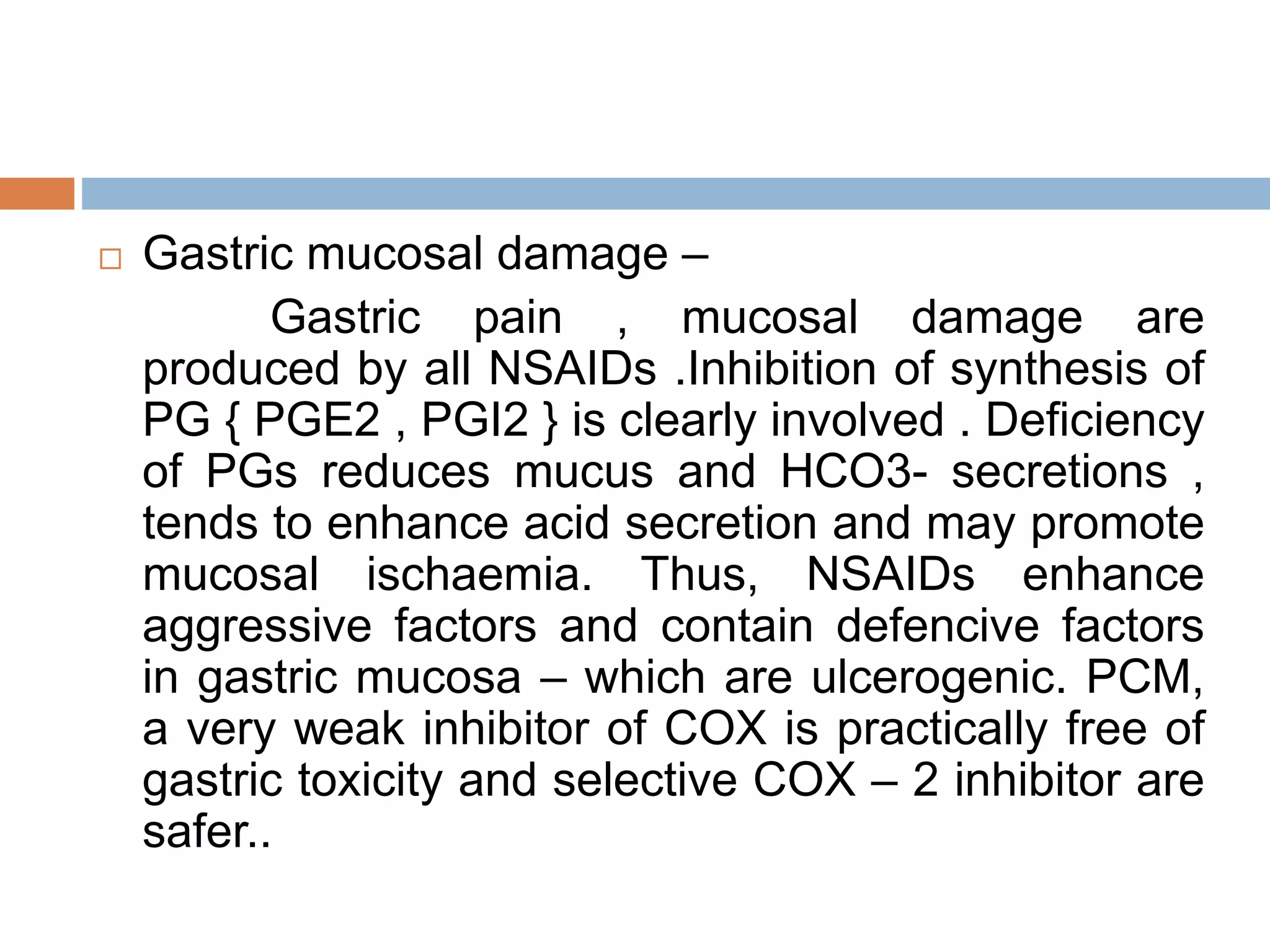 Analgesics and anti inflammatory drugs | PPTX
