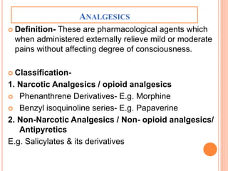 Narcotic Analgesics | PPTX | Substance Abuse | Diseases and Conditions