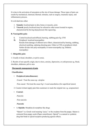 Analgesics drug word file | PDF