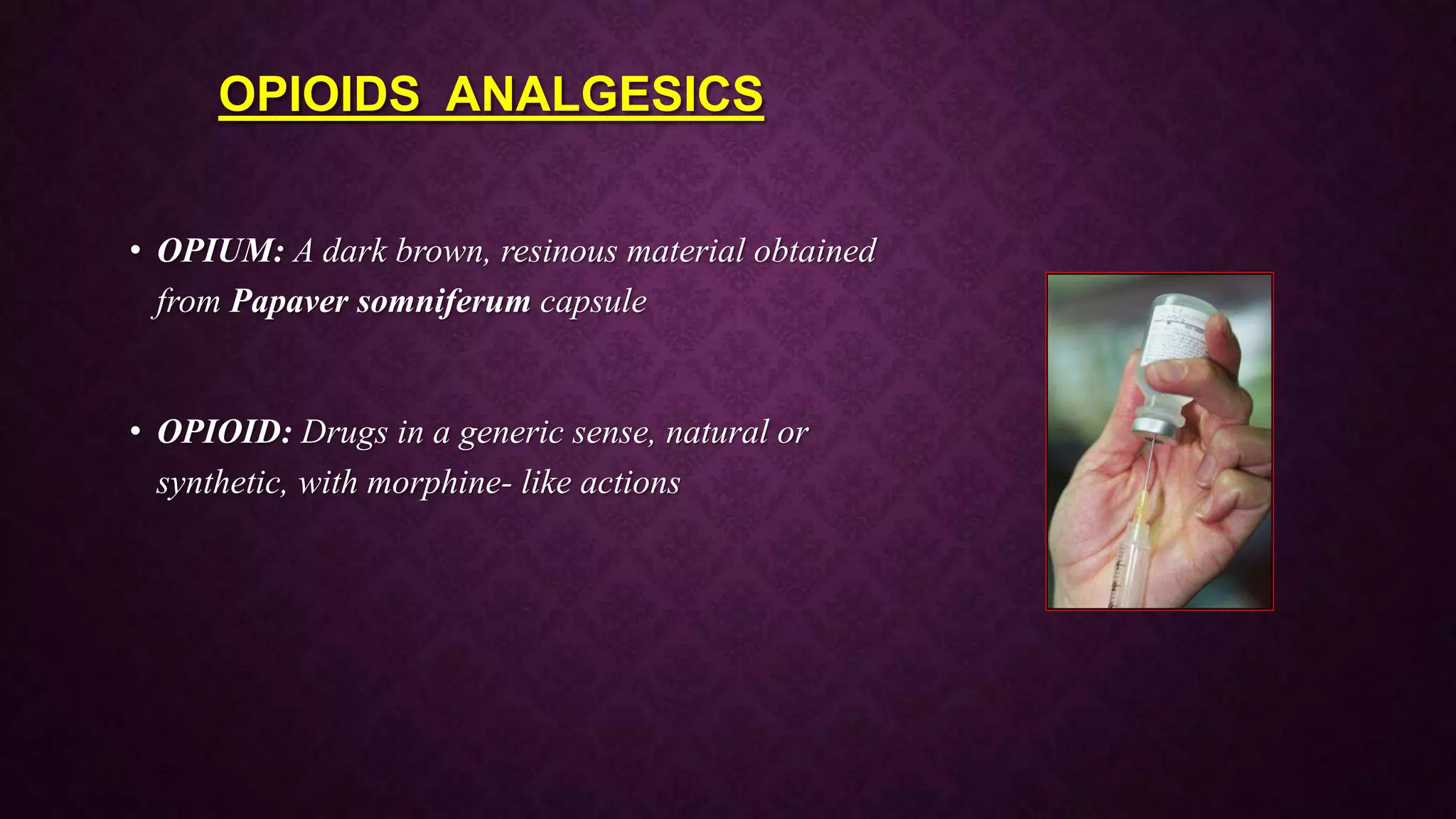 Analgesics used in dentistry | PPTX
