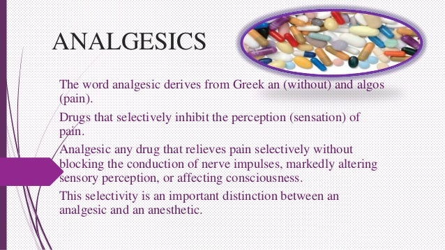 Analgesics ppt
