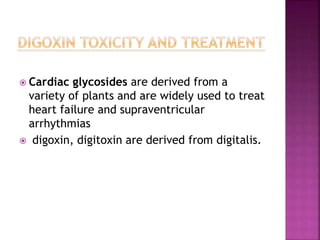 Toxicity of analgesic ,calcium channel blocker, and digoxin with ...
