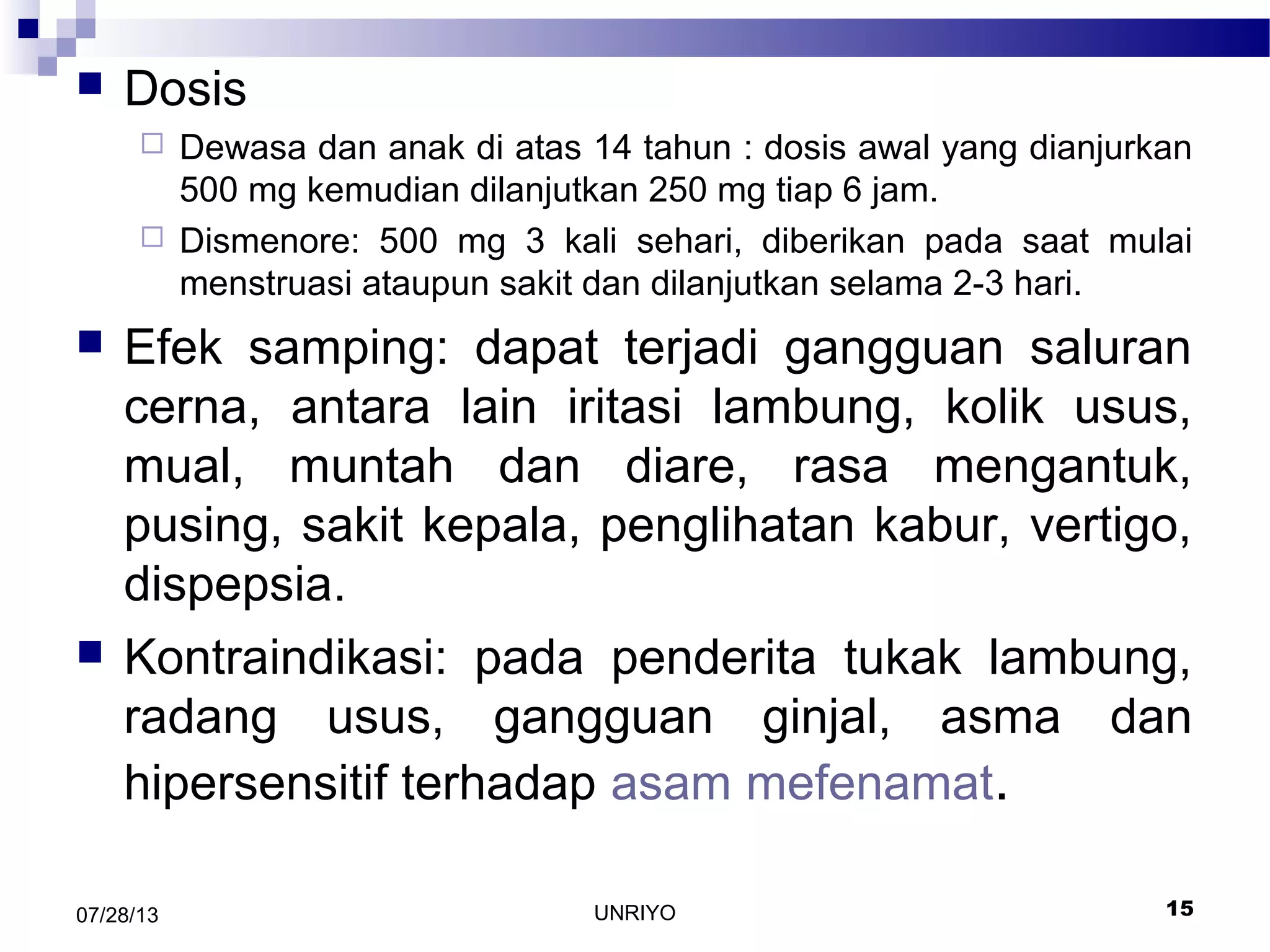 Analgetik & antipiretik | PPT