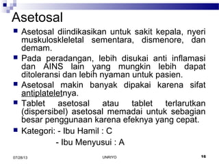 Analgetik & antipiretik | PPT