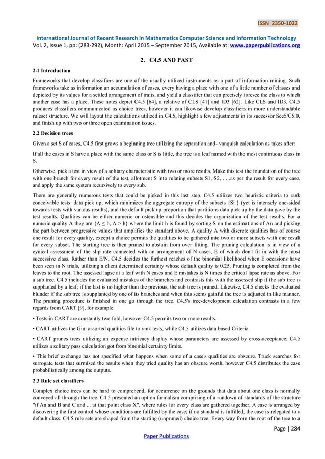 An Algorithm Analysis on Data Mining | PDF