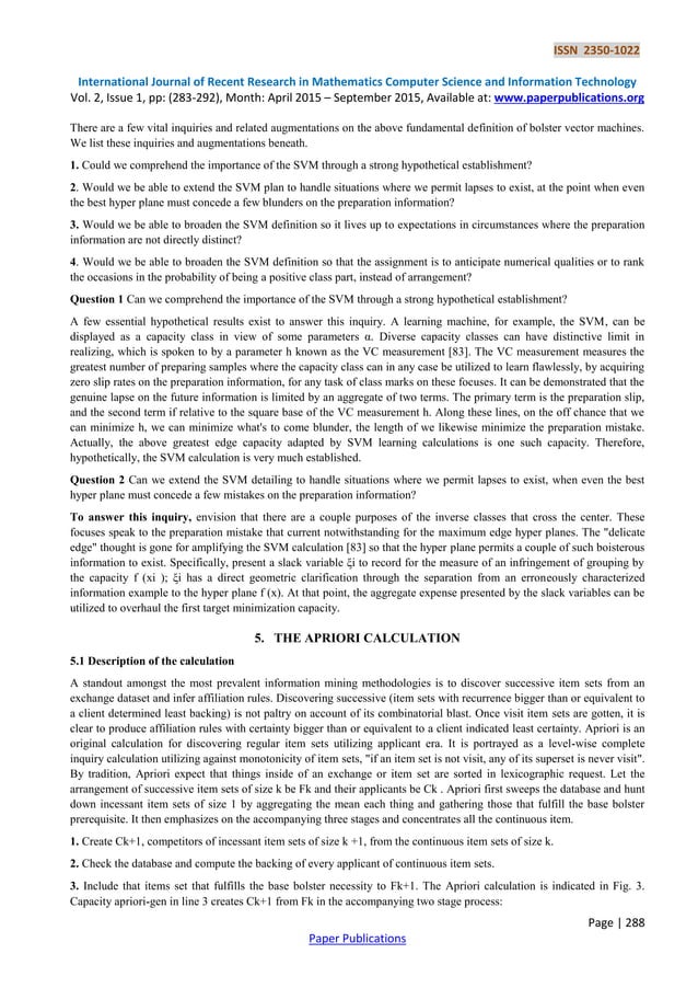 An Algorithm Analysis on Data Mining | PDF