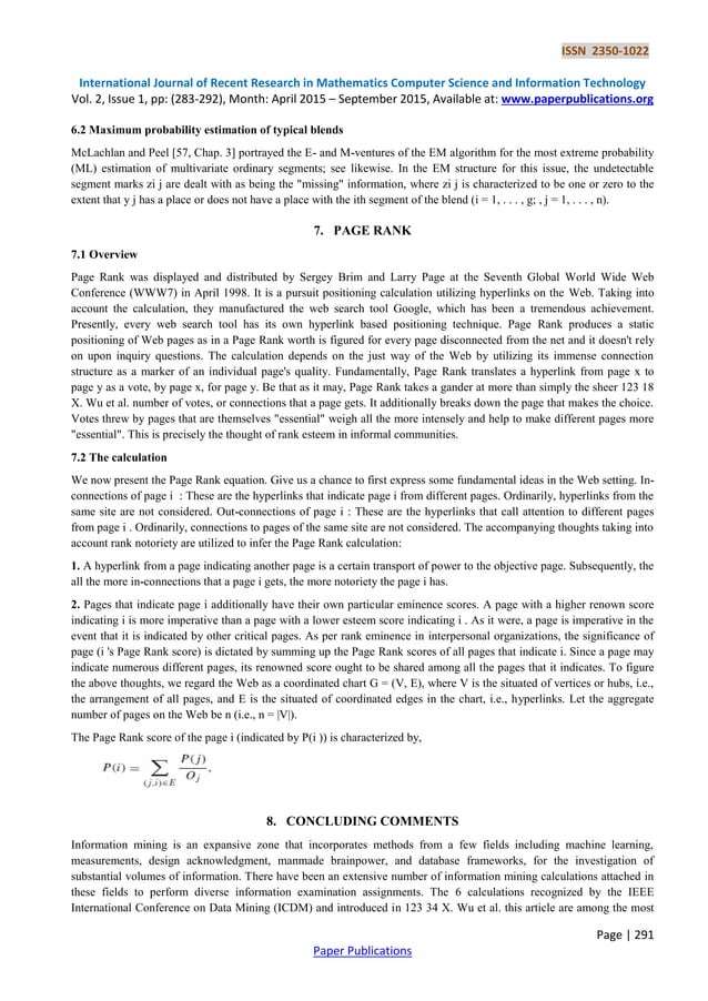 An Algorithm Analysis on Data Mining | PDF