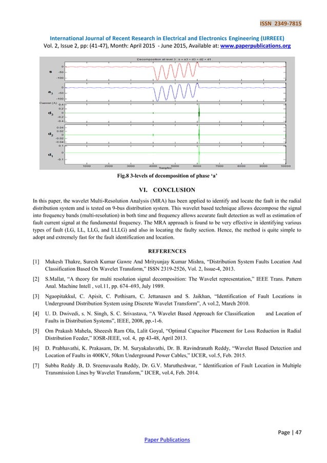 An Algorithm Based On Discrete Wavelet Transform For Faults Detection Location And