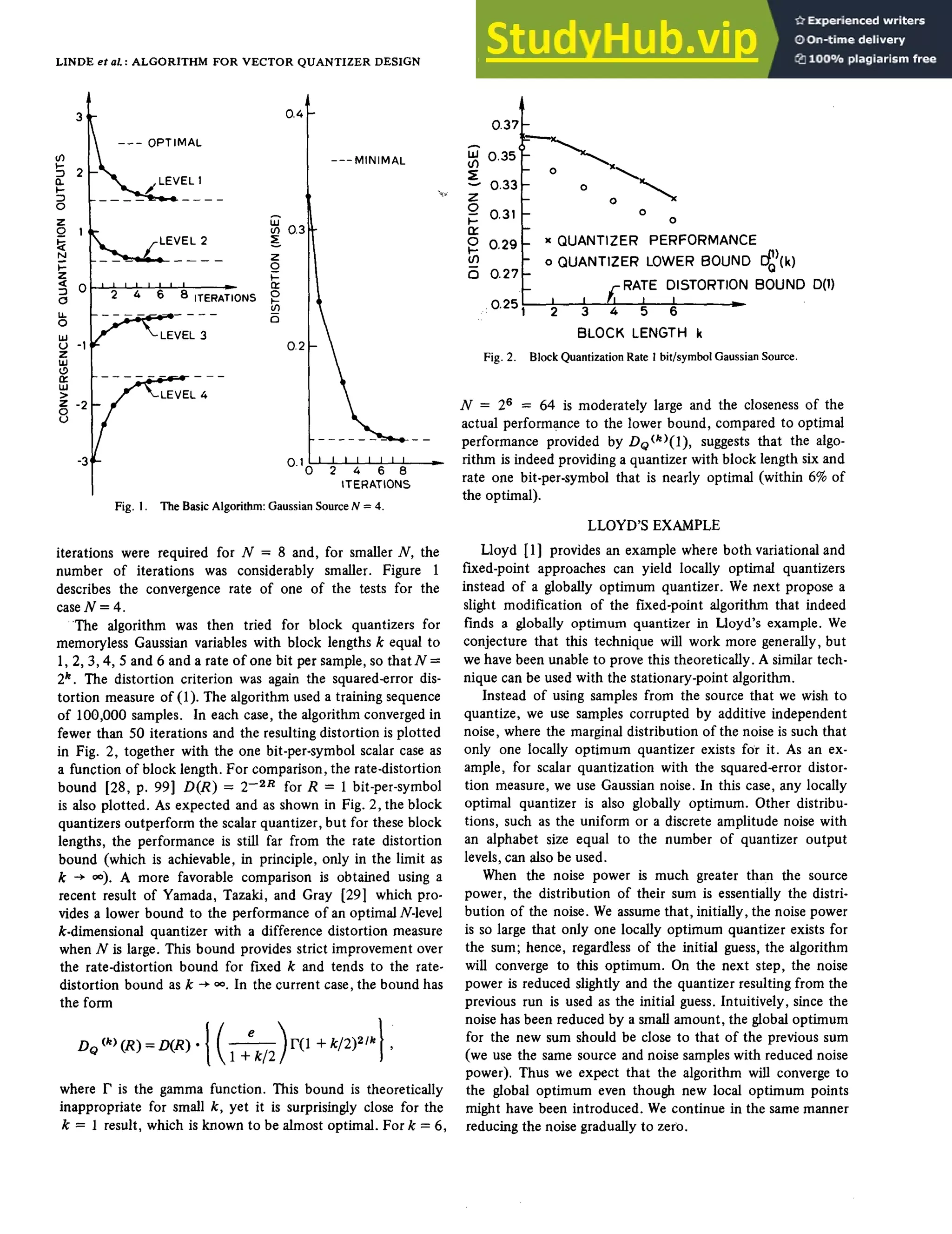 An Algorithm For Vector Quantizer Design | PDF