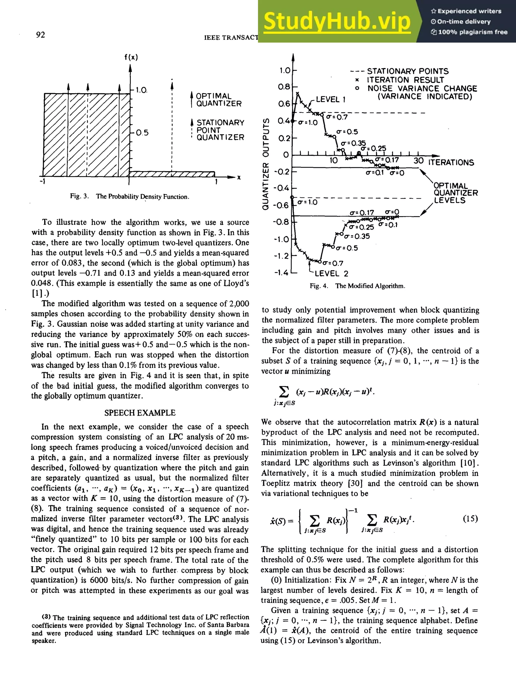 An Algorithm For Vector Quantizer Design | PDF