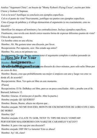 Analice Argument Clinic, un boceto de Monty Pythons Flying Circu.pdf