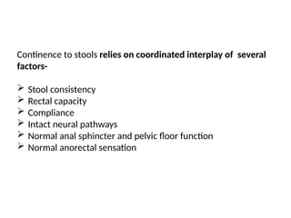 Anal incontinence and its management.pptx