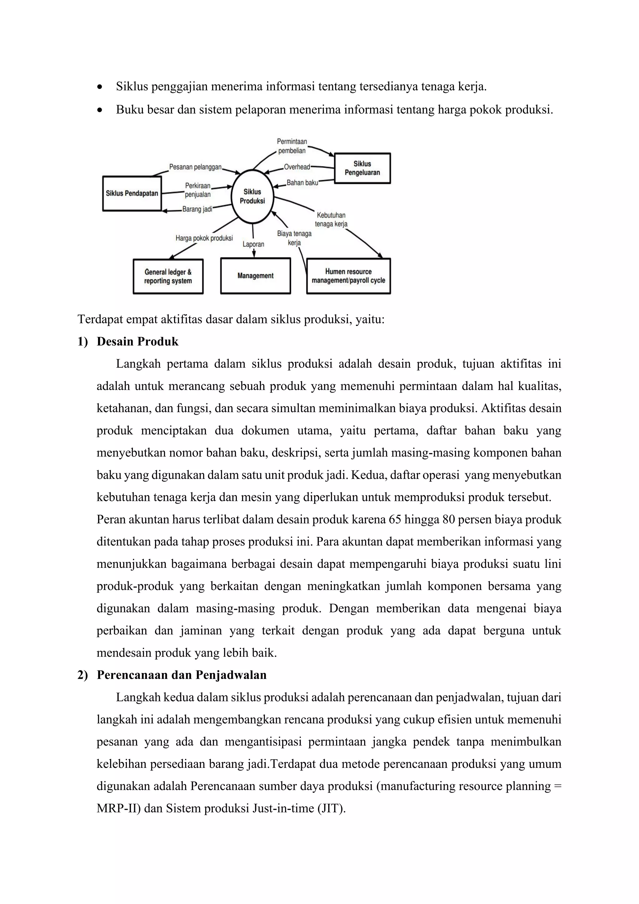 ANALISIS SISTEM INFORMASI SIKLUS PRODUKSI, PENGUPAHAN, DAN SUMBER DAYA ...
