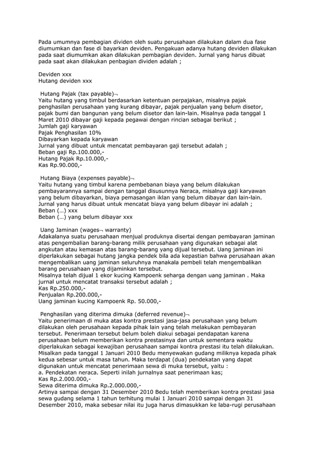 Analisa ap hutang pendek | DOC