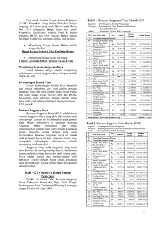 Analisa biaya bangunan pekerjaan konstruksi baja | PDF