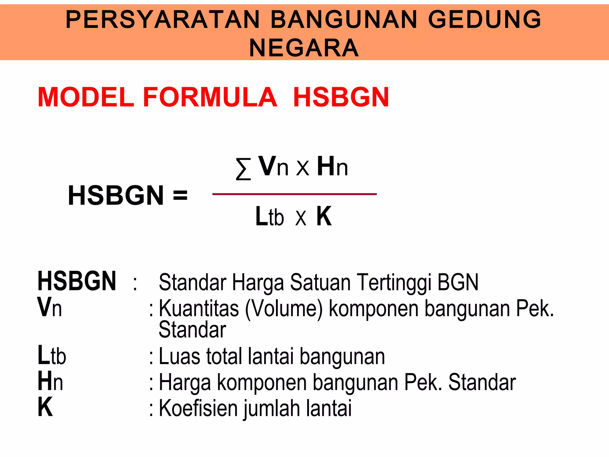 Analisa Biaya Proyek Gedung Negara | PPT