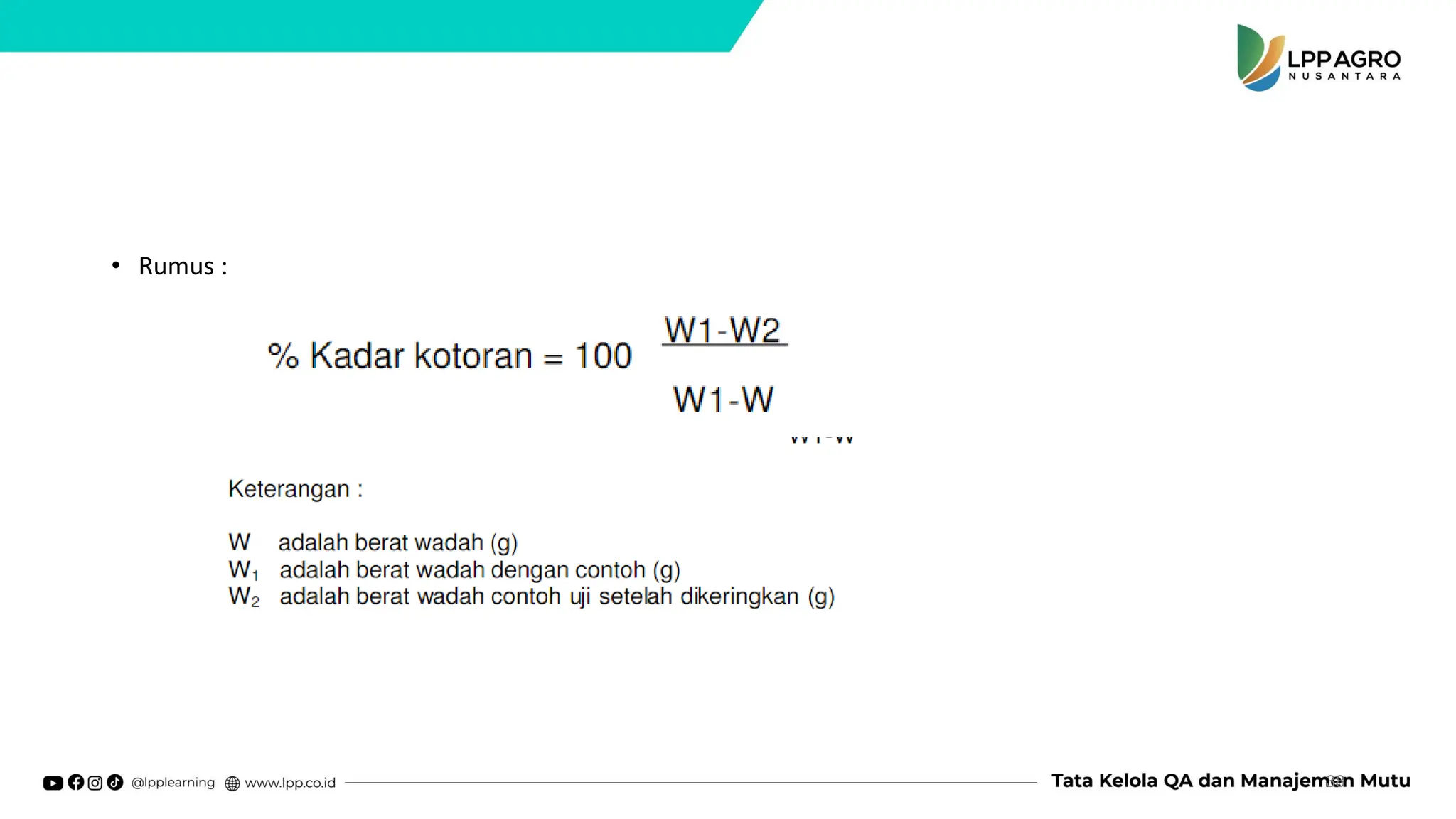 Analisa dan Pengendalian Mutu minyak kelapa sawit | PPT