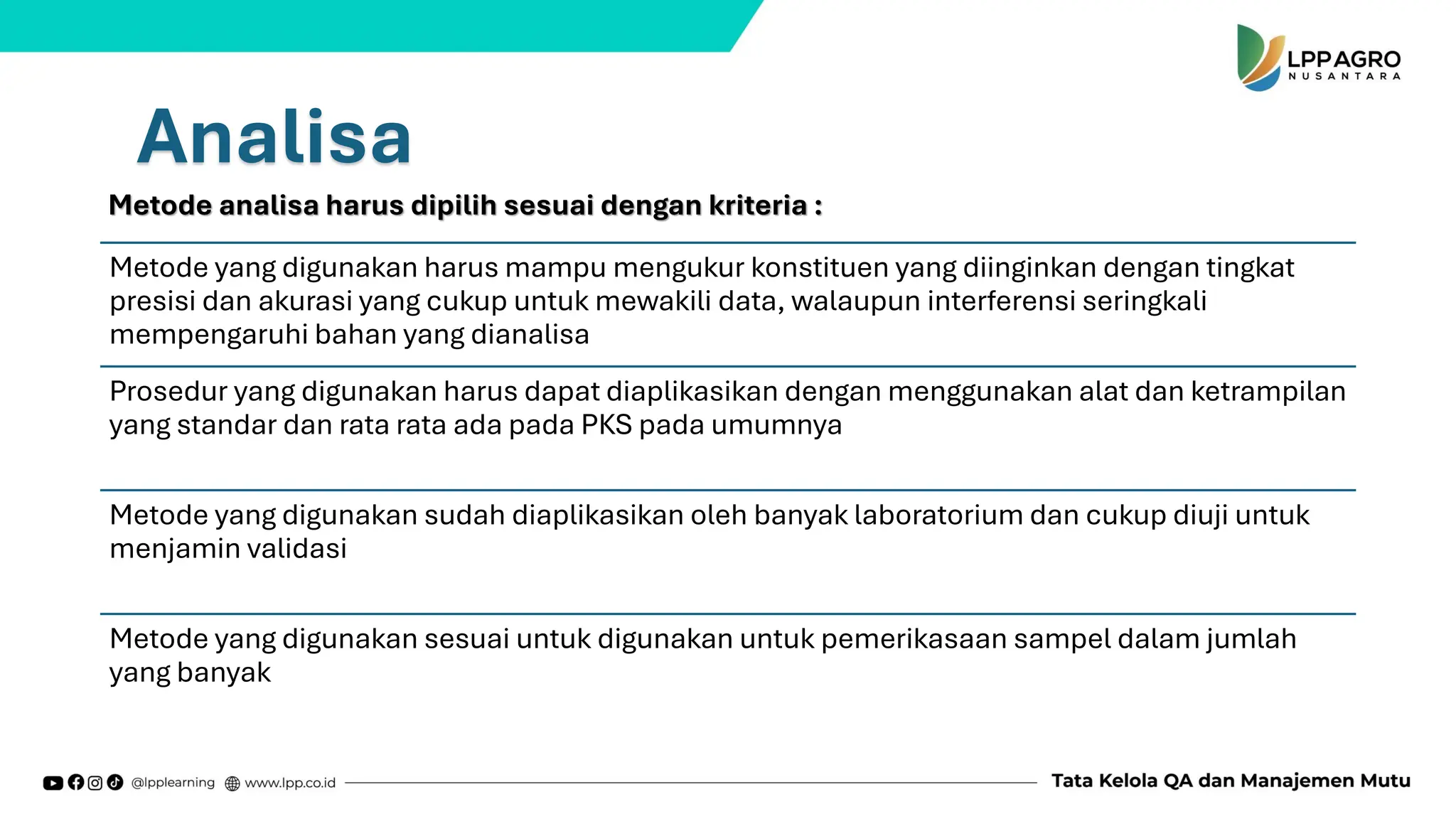 Analisa dan Pengendalian Mutu minyak kelapa sawit | PPT