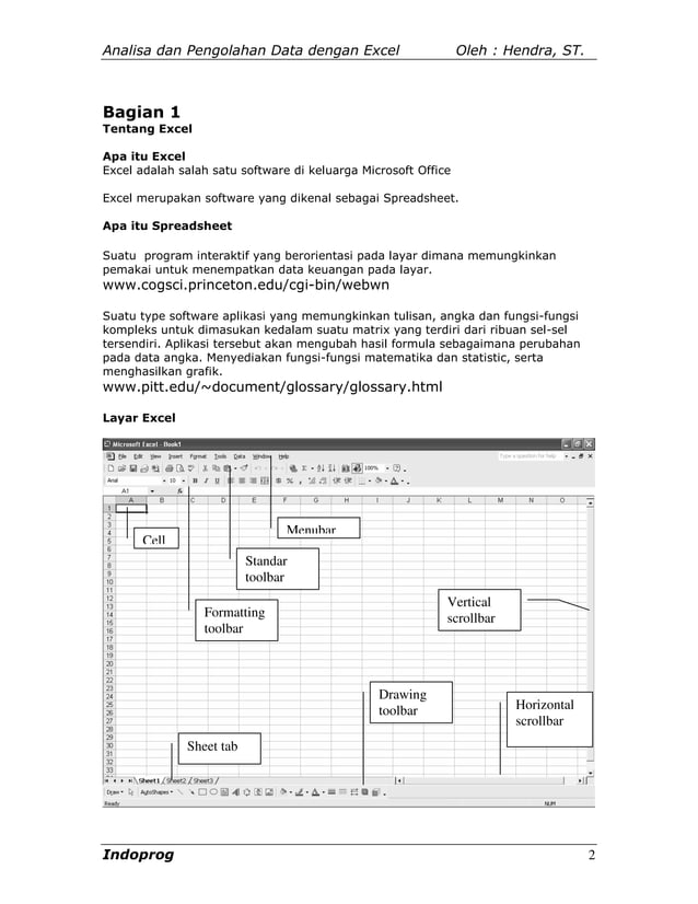 Analisa dan pengolahan data dengan excel | PDF