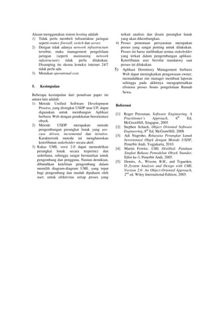 Analisa dan perancangan aplikasi dormitory management menggunakan unified software development ...