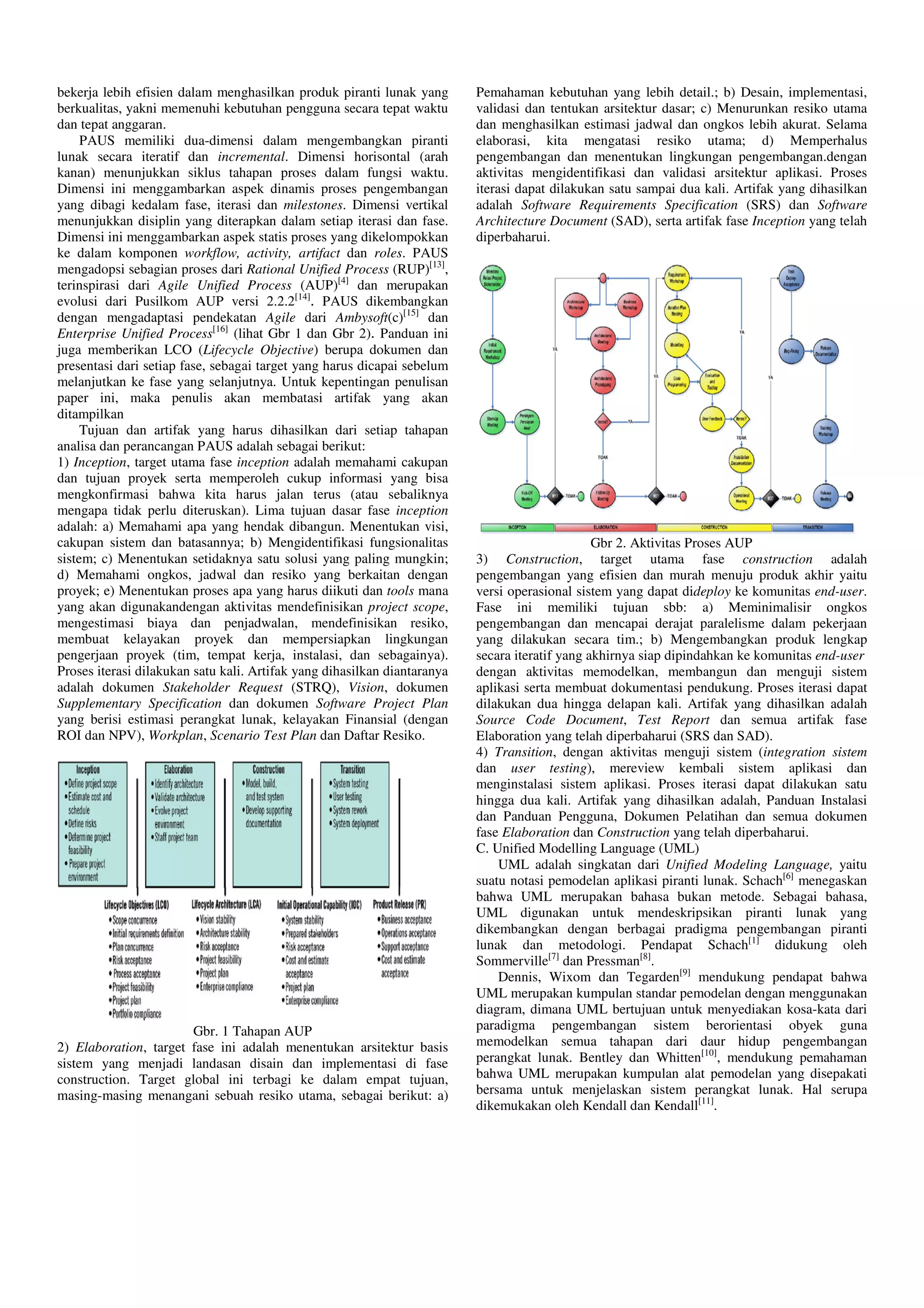 Analisa dan perancangan sis fo dgn pendekatan agile menurut panduan paus | PDF