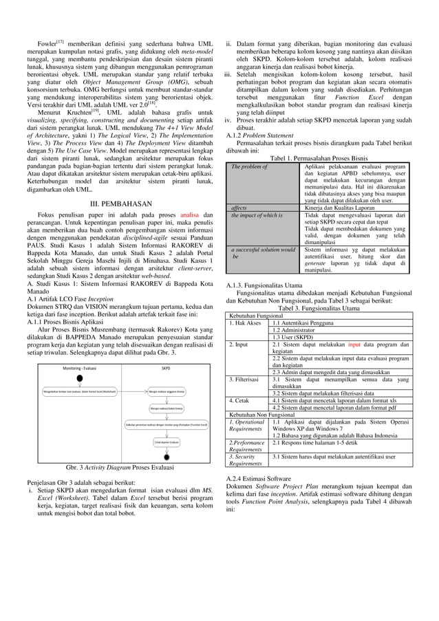 Analisa dan perancangan sis fo dgn pendekatan agile menurut panduan paus | PDF