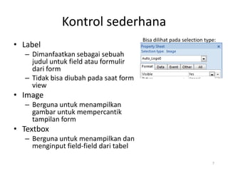 Analisa dan perancangan sistem 05 form | PPTX