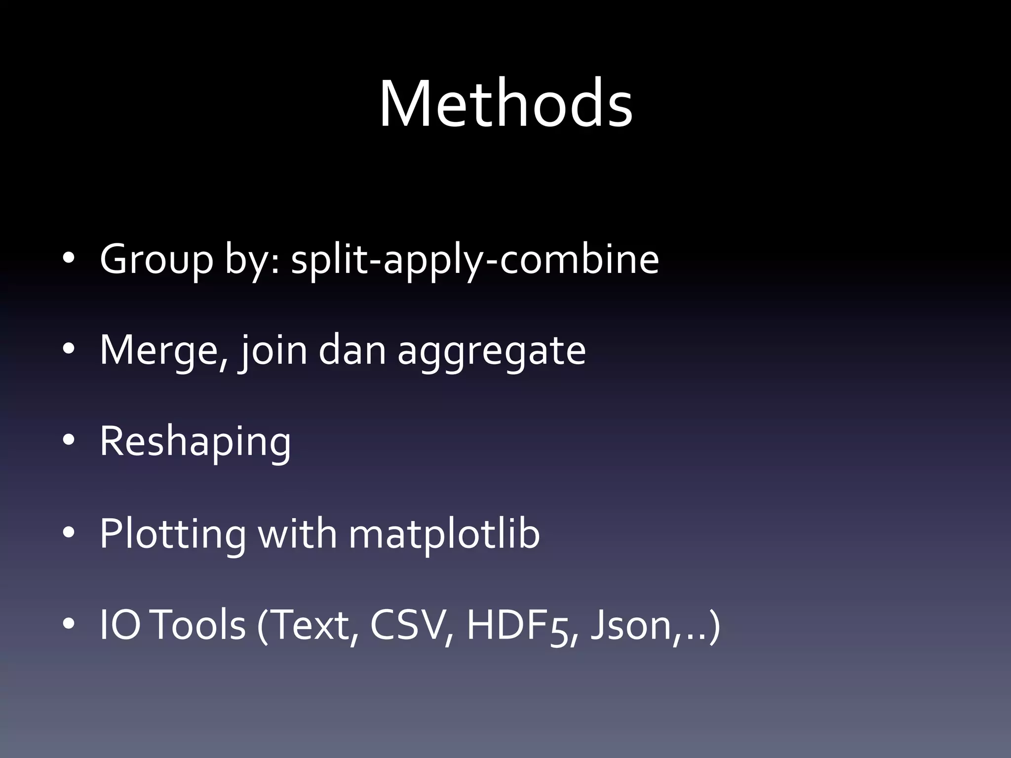 Analisa data di python dengan pandas | PDF