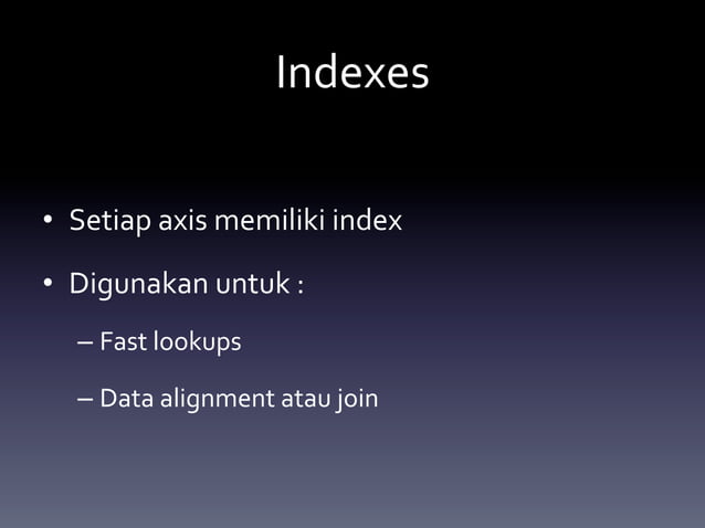 Analisa data di python dengan pandas | PDF