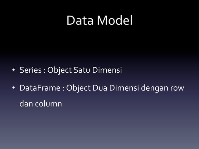 Analisa data di python dengan pandas | PDF