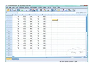 Analisa deskriptif data primer skala sikap | PDF