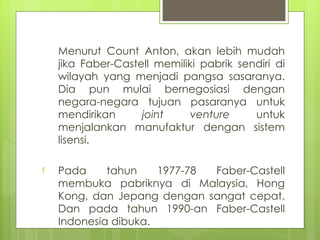 Analisa di balik faber castell-cek | PPT