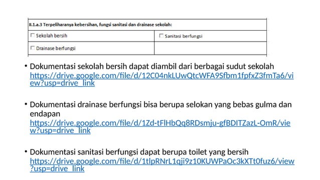 ANALISA DOKUMEN BUKTI FISIK Calon Sekolah Adiwiyata Propinsipptx | PPTX