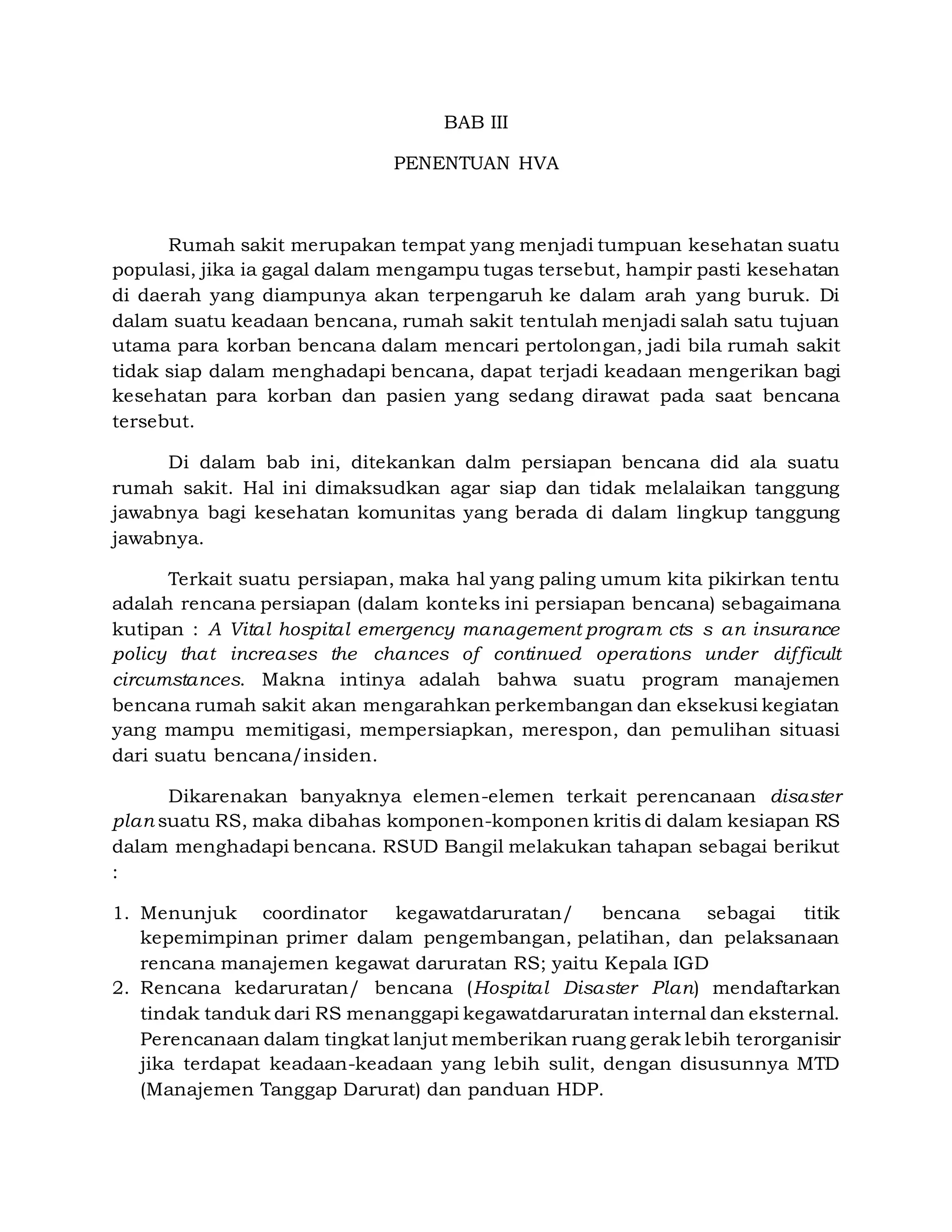 Analisa hva rs 2 | DOCX