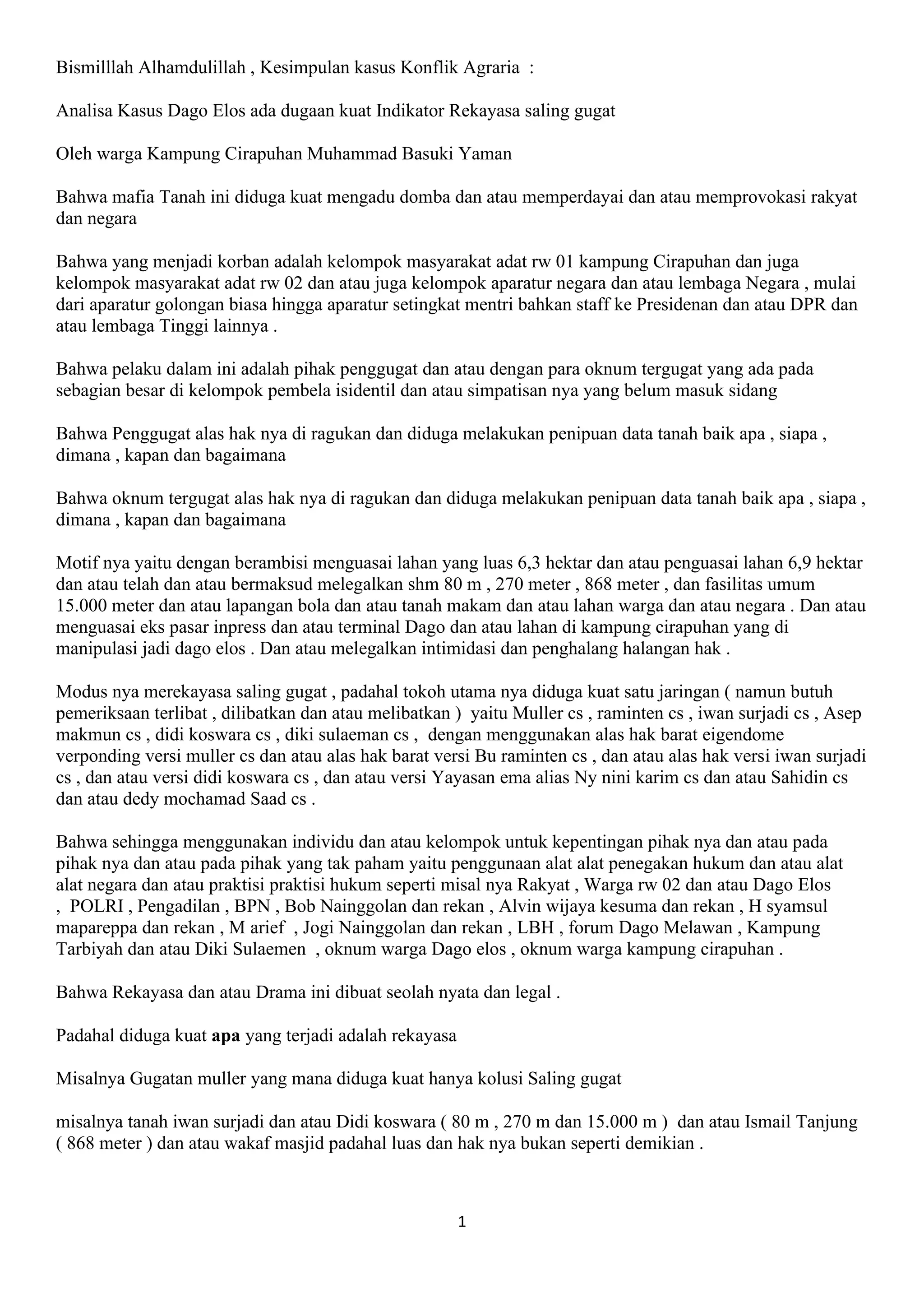 analisa kasus Dago elos terkait putusan Pengadilan Negeri Bandung.pdf