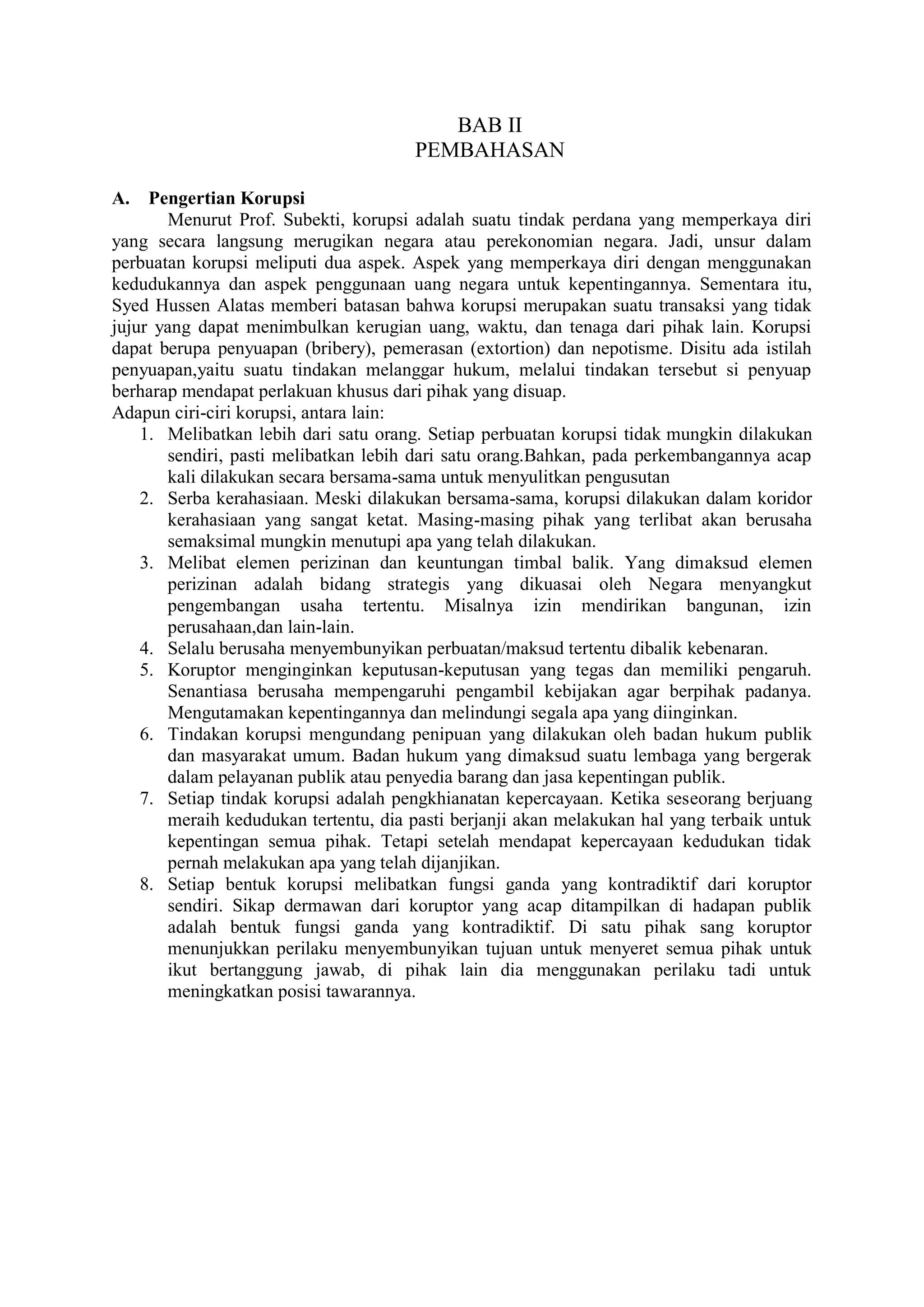 Analisa kasus korupsi dinasti ratu atut pada dinas kesehatan di banten ...