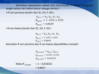 Analisa keandalan sistem ballast | PPTX
