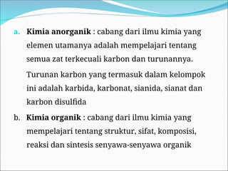 analisa kimia dan tahap-tahap analisisnya | PPT