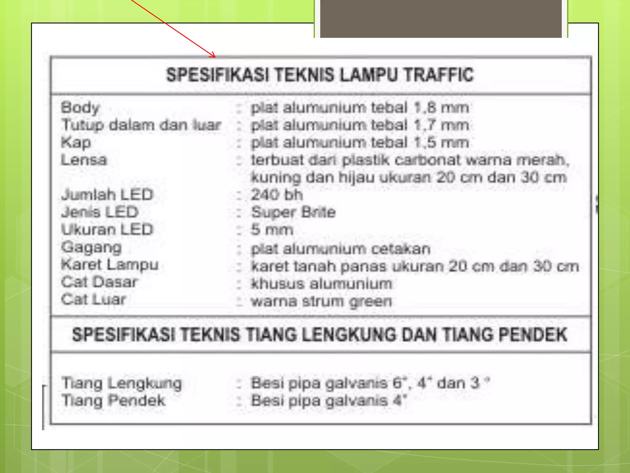 Analisa komponen penyusun rangkaian traffic light system | PPTX