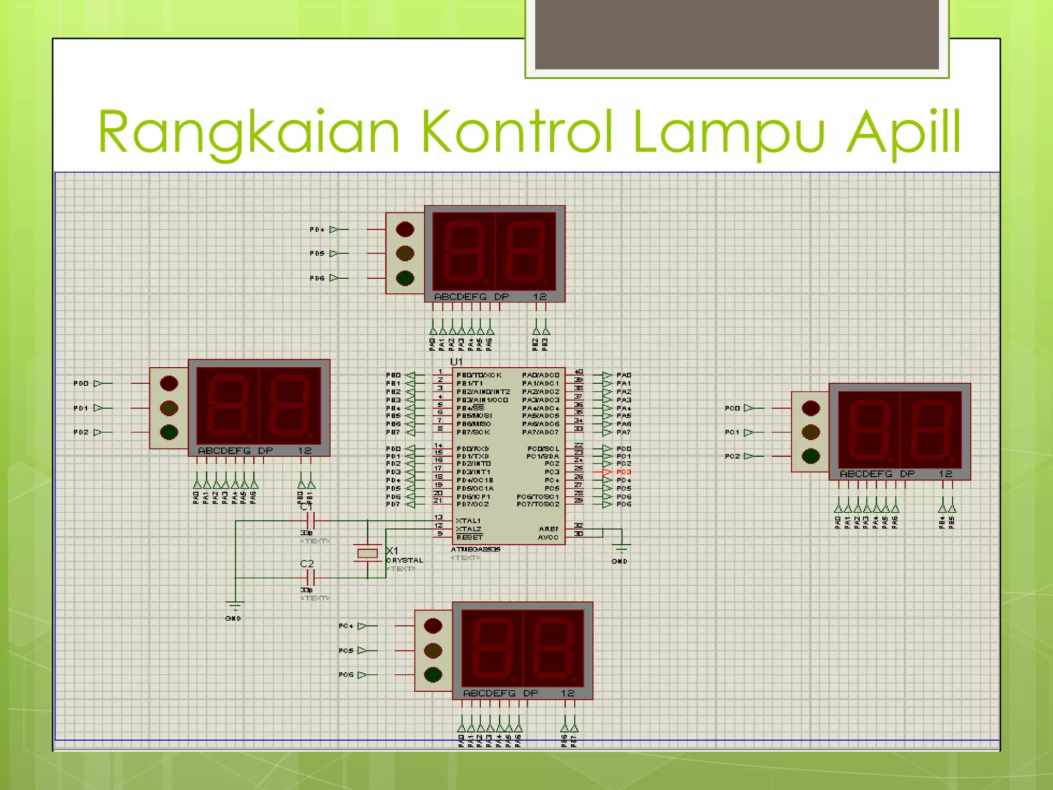 Analisa komponen penyusun rangkaian traffic light system | PPTX