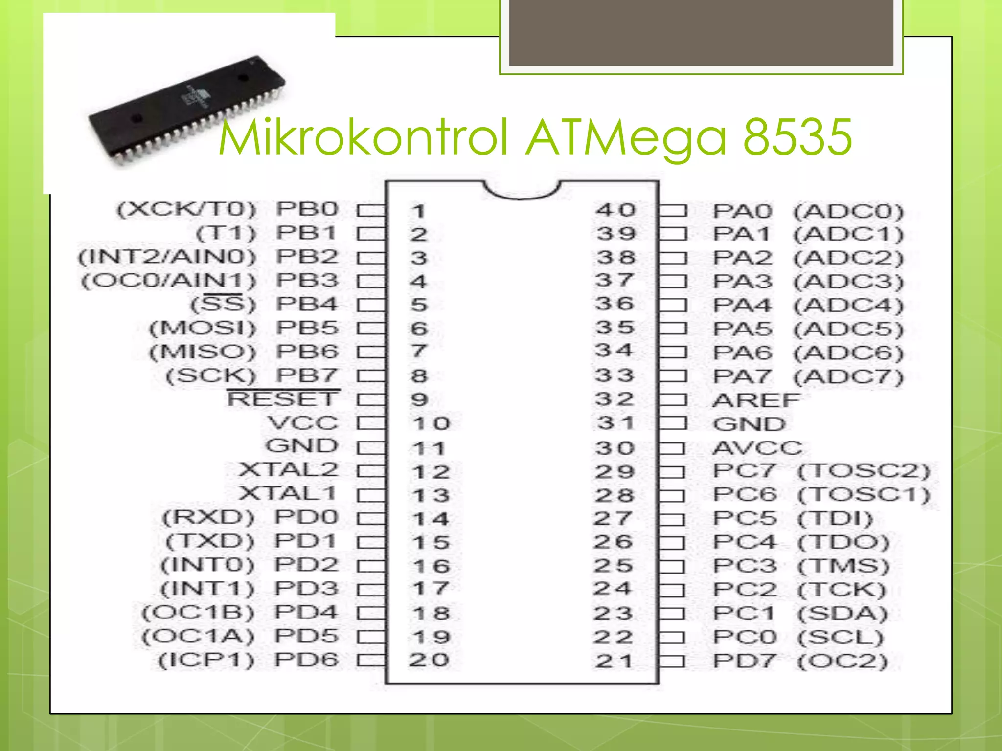 Analisa komponen penyusun rangkaian traffic light system | PPTX